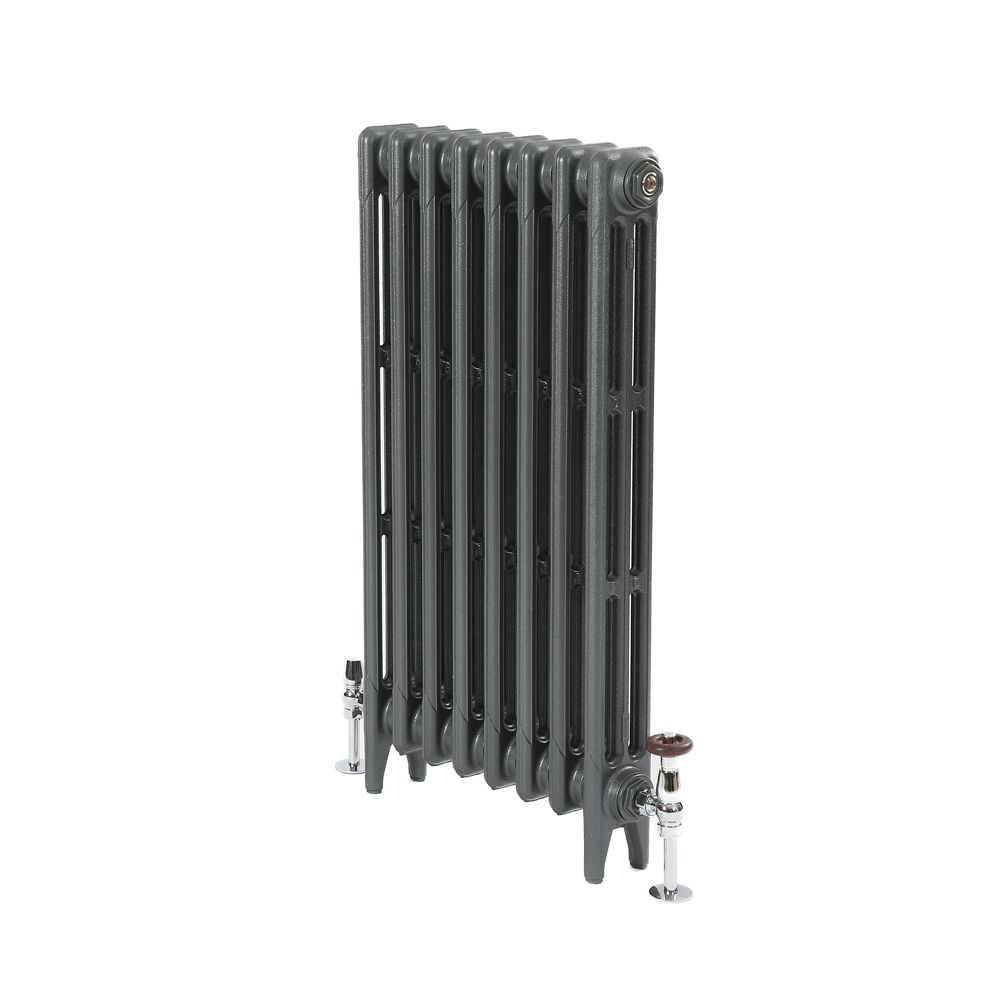Milano Mercury - 3 Column Cast Iron Radiator - 560mm Tall - Antique ...
