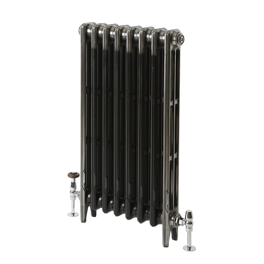 Milano Mercury - 3 Column Cast Iron Radiator - 860mm Tall - Full Polish ...