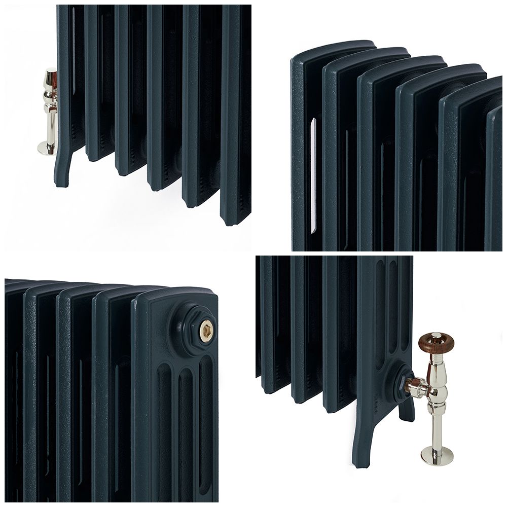 Milano Isabel - 4 Column Cast Iron Radiator - 660mm Tall - Farrow ...