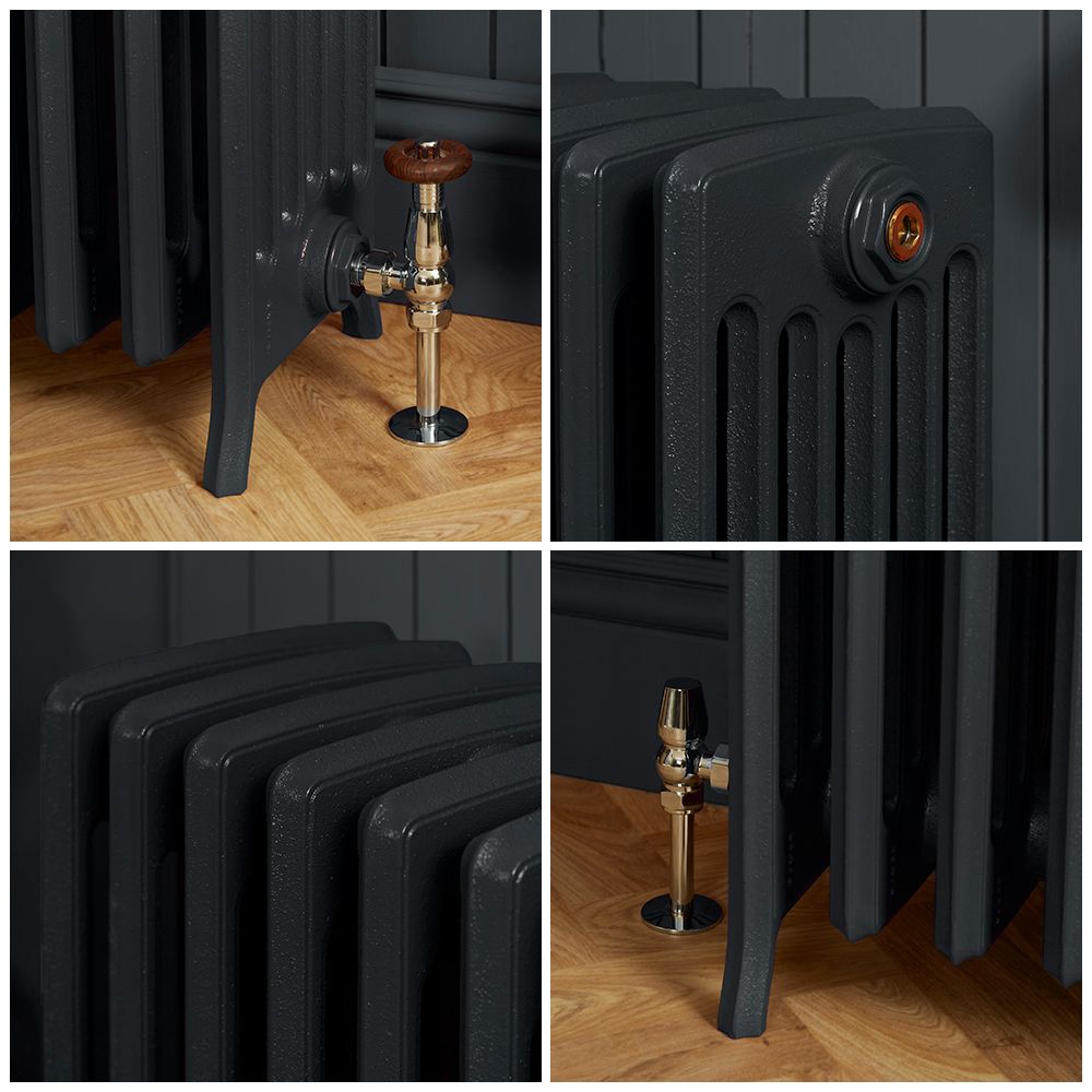 Milano Isabel - 6 Column Cast Iron Radiator - 660mm Tall - Farrow ...