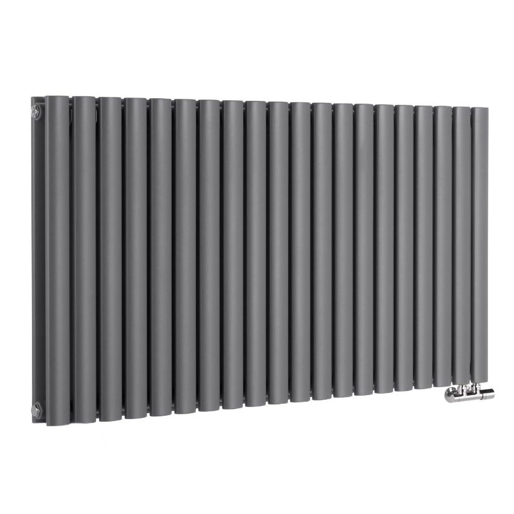 Milano Aruba Flow - Horizontal Designer Radiator - Double Panel ...