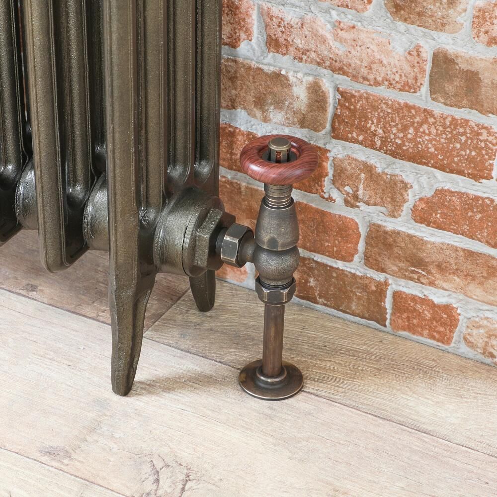 Milano Alice - Classic Cast Iron Column Radiator - 660mm Tall - Antique ...