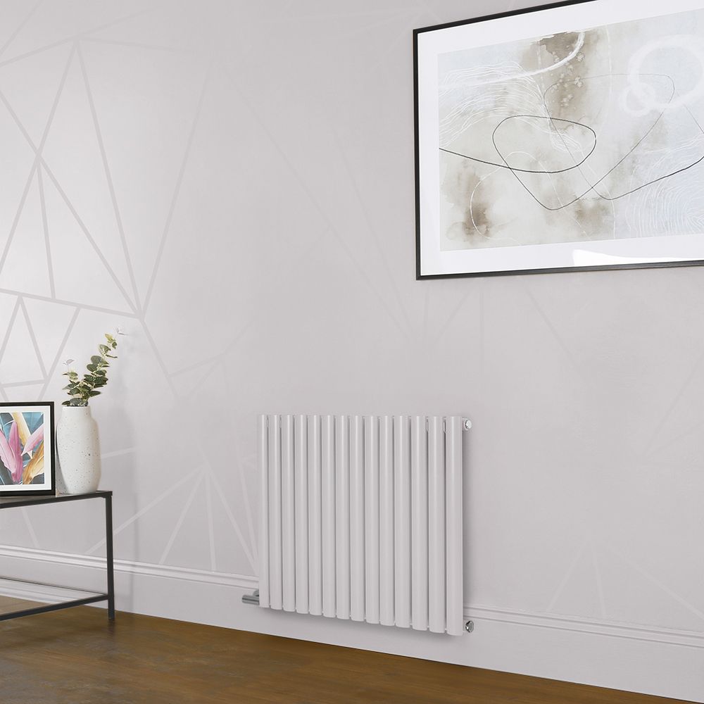 Milano Aruba Electric - Rose Petal Pink Horizontal Designer Radiator ...