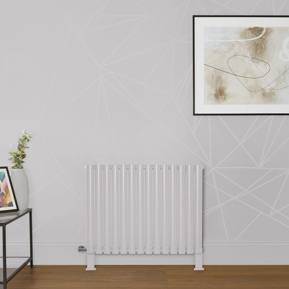 Milano Aruba Electric - Rose Petal Pink Horizontal Designer Radiator ...
