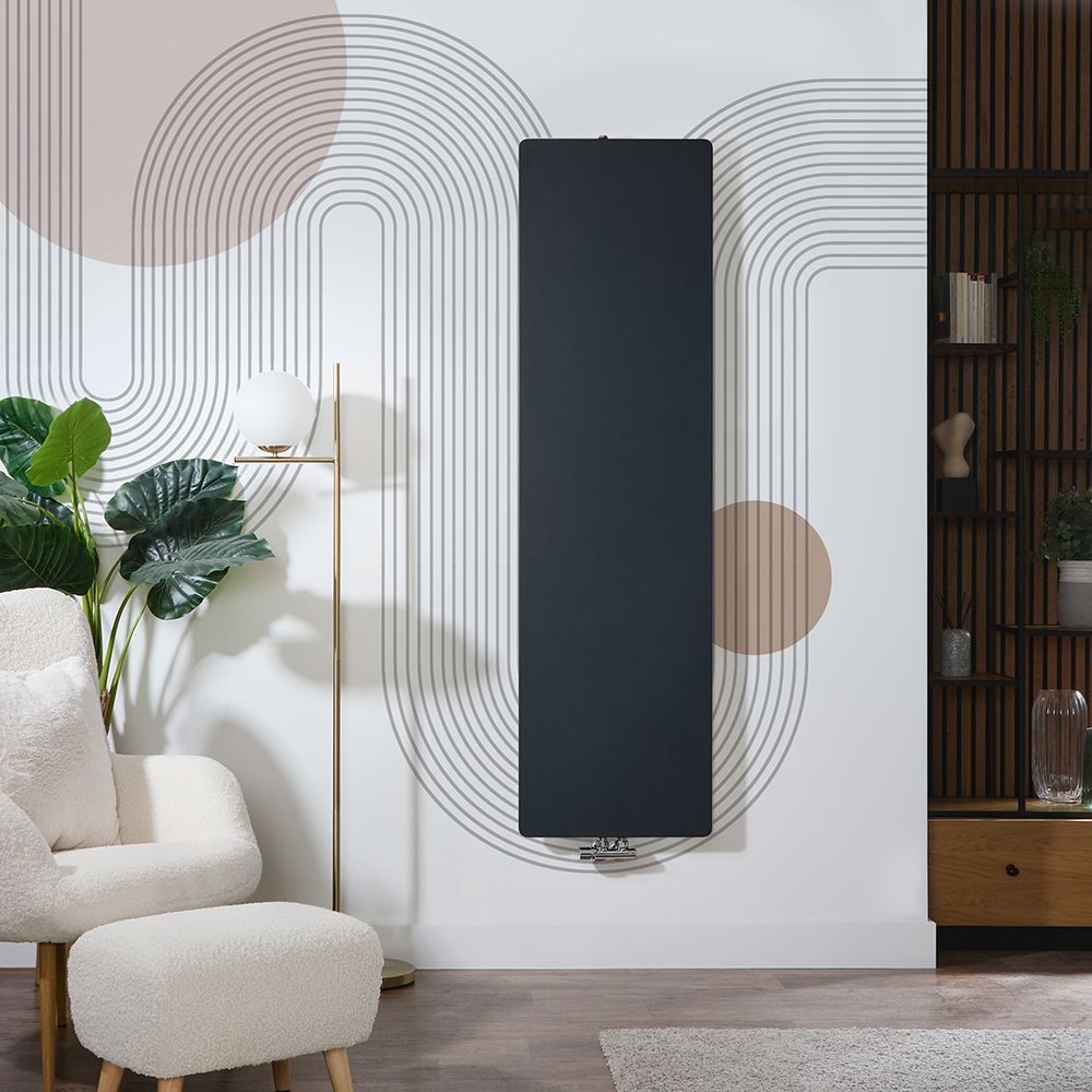 Milano Ria - Flat Panel 1800mm Vertical Designer Radiator (Single Panel ...