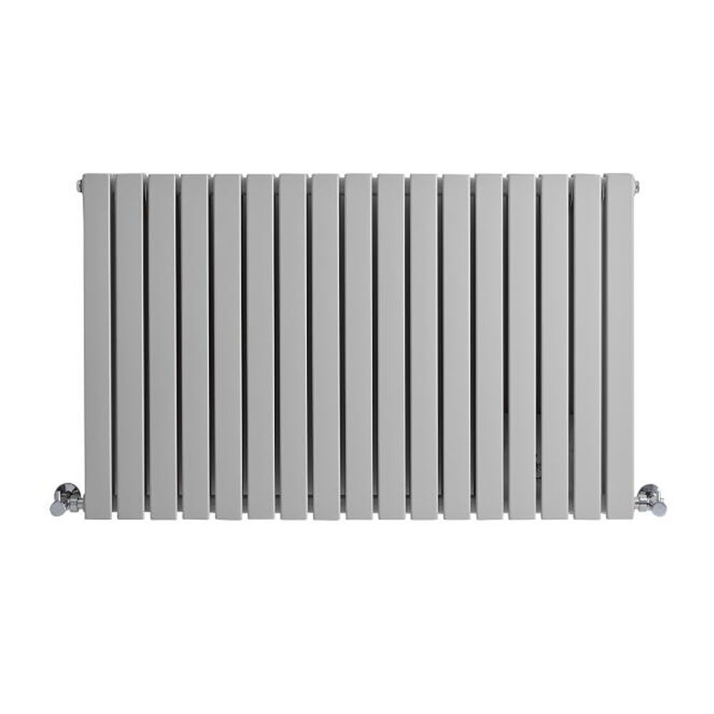 Milano Capri - Light Grey Flat Panel Horizontal Designer Radiator ...