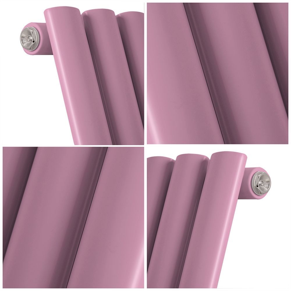 Milano Aruba Electric - Camellia Pink Horizontal Designer Radiator ...