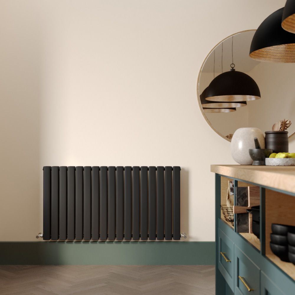 flat black radiators