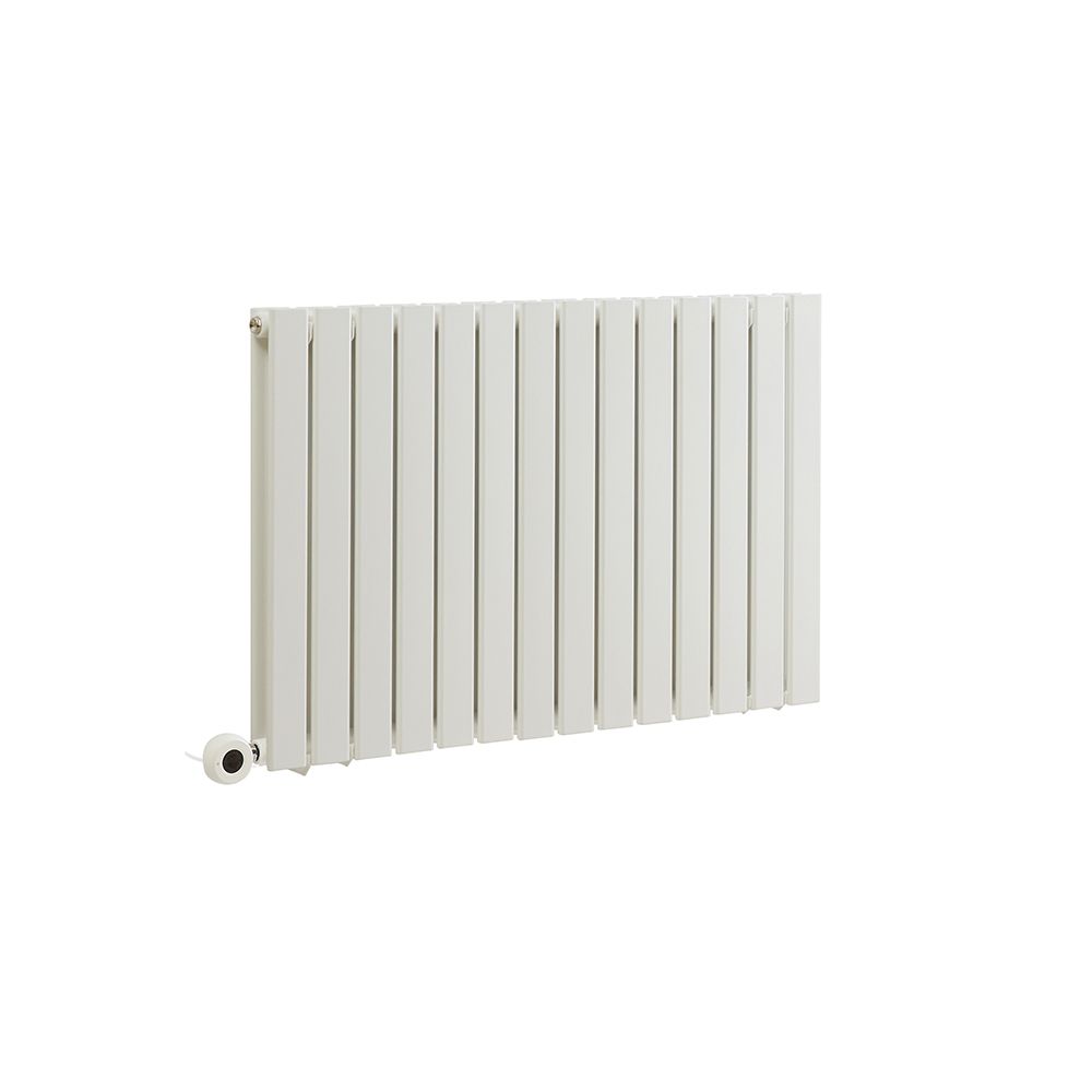 Milano x ECOSO Alpha - Electric White Horizontal Designer Radiator ...