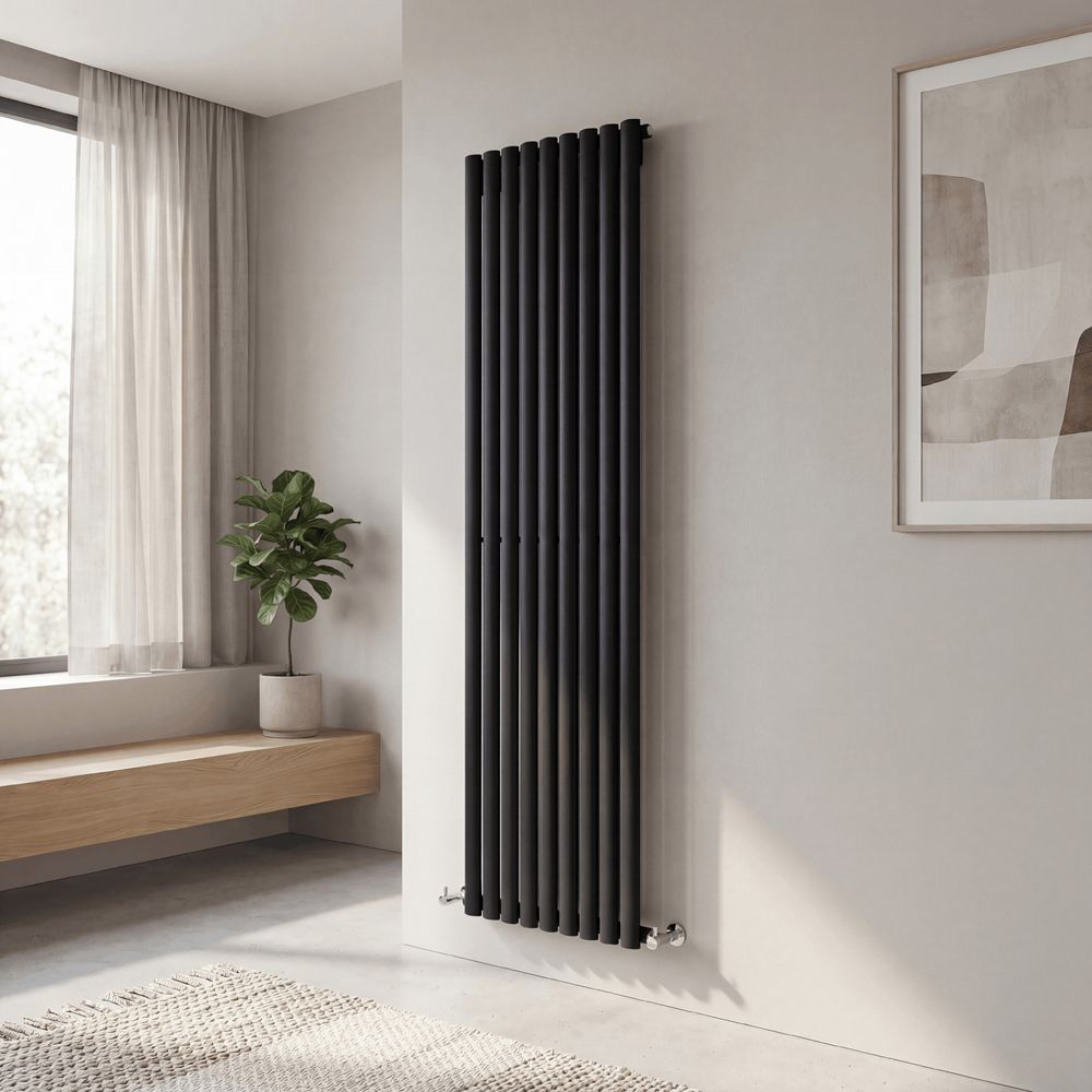 Sterling Quinn - Vertical Designer Radiator - 1750mm Tall - Choice of ...