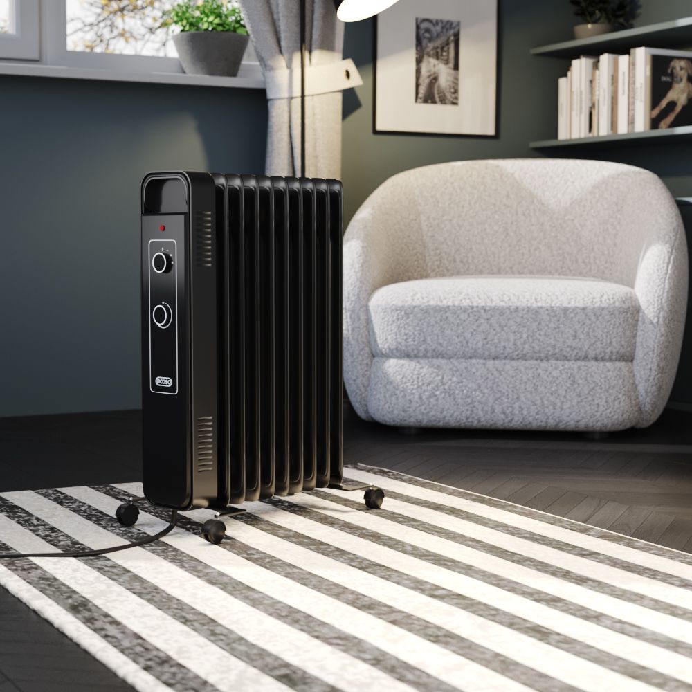ECOSO Luan - Electric Portable Oil Filled Radiator - Choice of Wattage ...