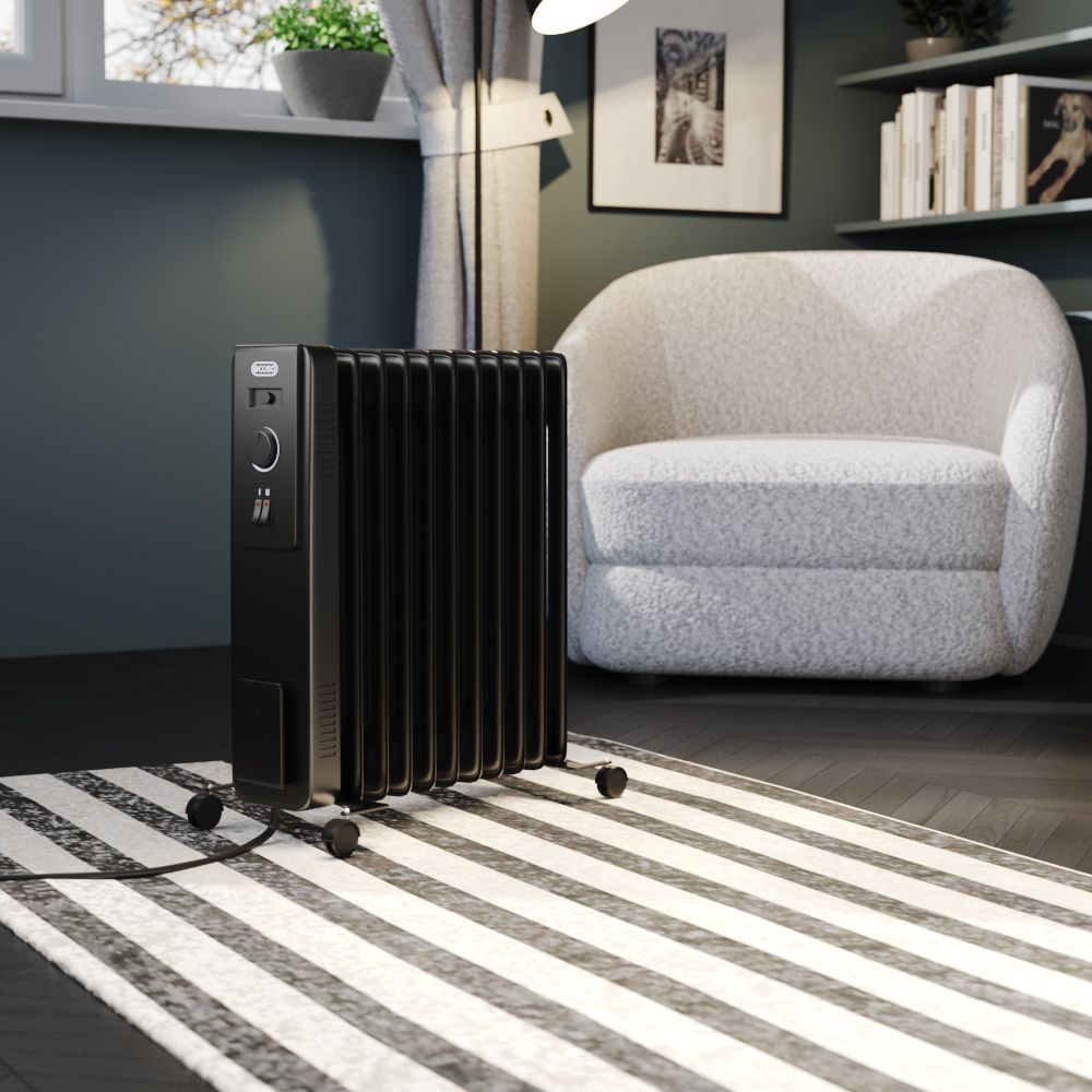 ECOSO Lio - Modern Electric Portable Oil Filled Radiator - Choice of ...