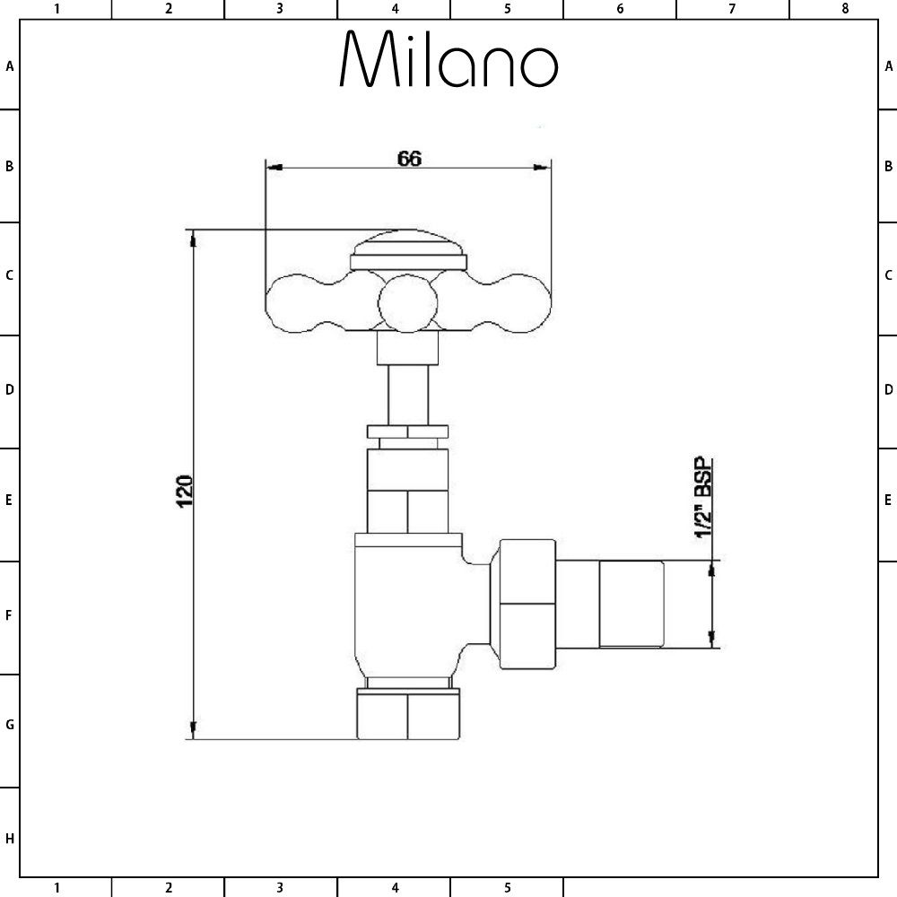Traditional Chrome Angled Radiator Valves Pair 15mm