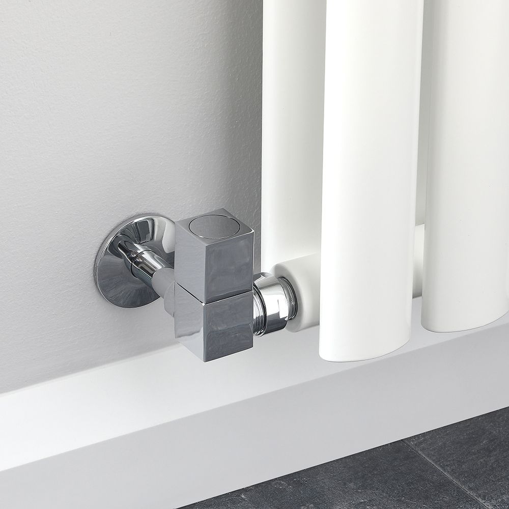 Milano - Chrome Square Corner Radiator Valves