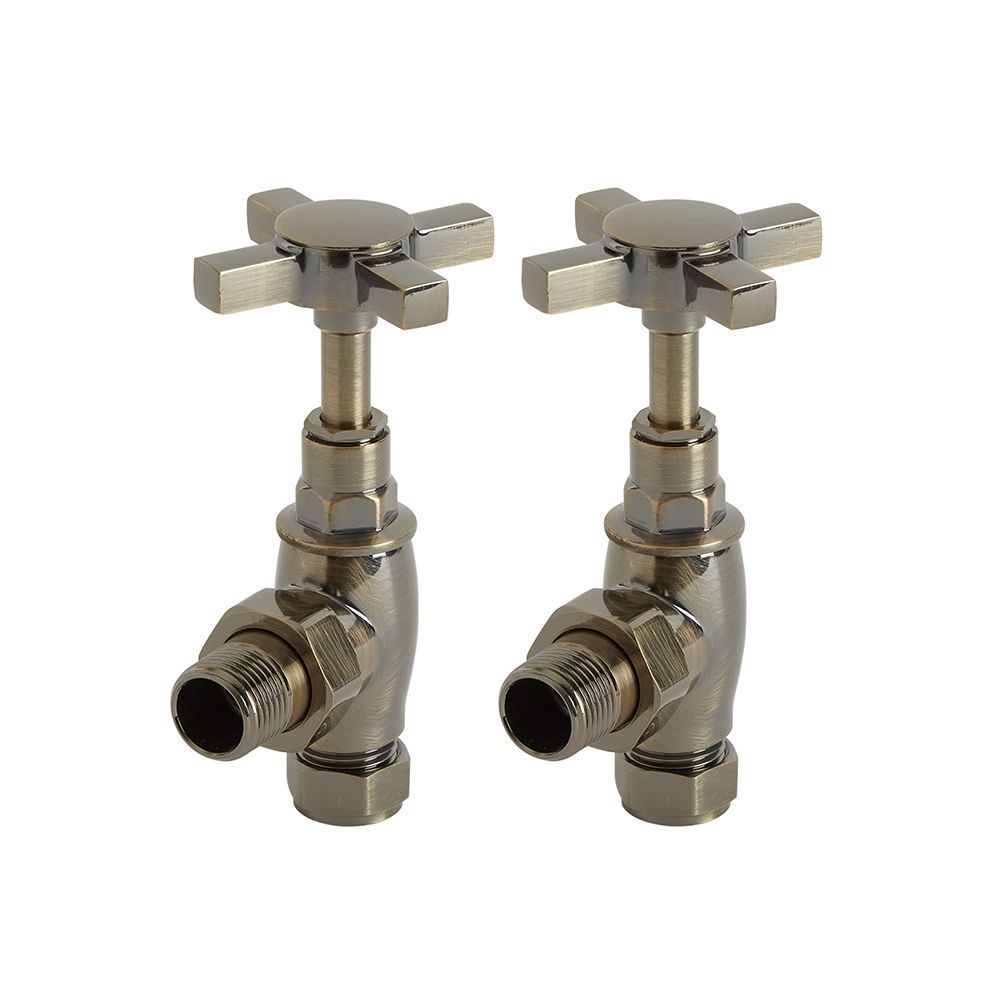 Milano - Traditional Angled Radiator Valves - Choice of Finish
