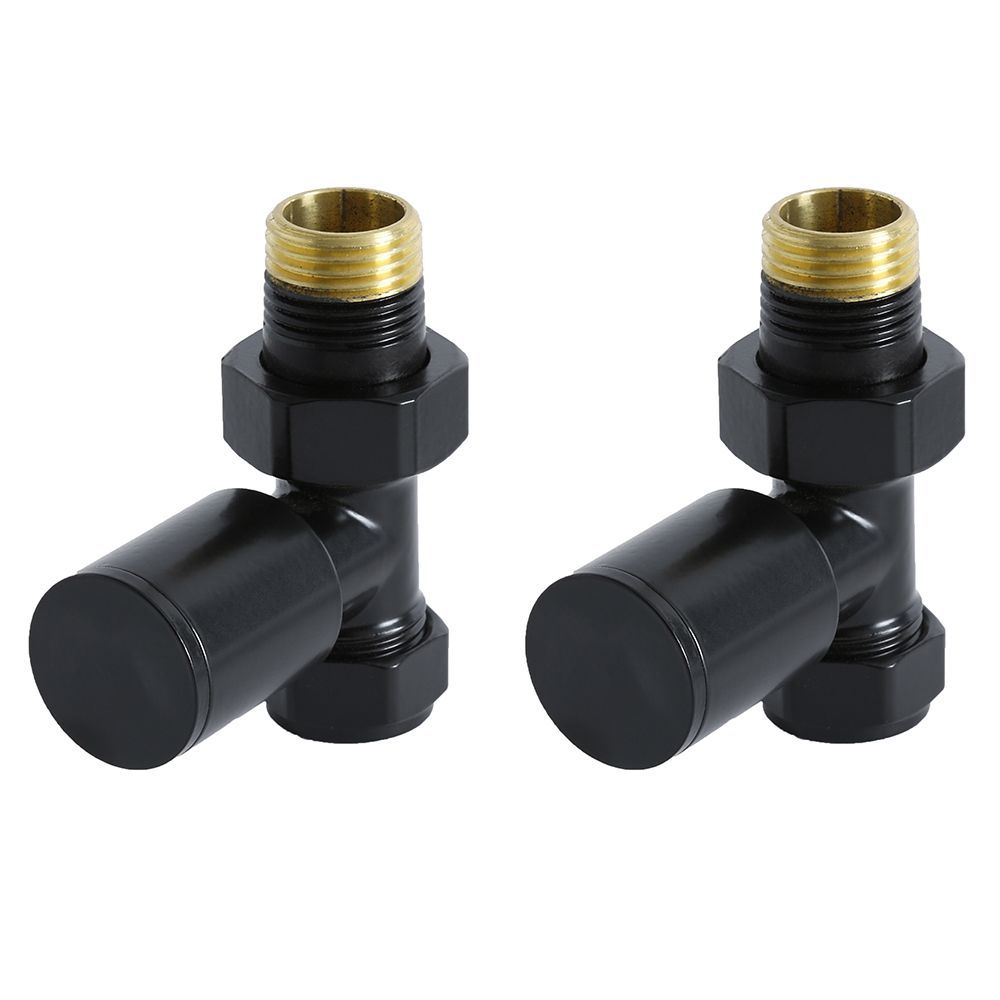 Milano - Straight Radiator Valves - Choice of Finish