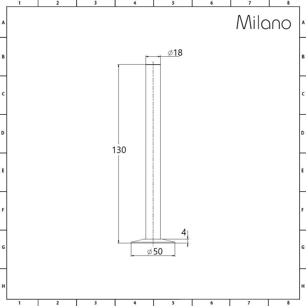 Milano - Polished Brass Radiator Pipe Sleeves (Pair)