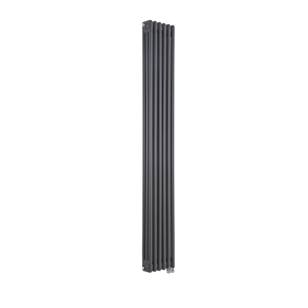 Milano Windsor - Anthracite Traditional Vertical Electric Triple Column ...