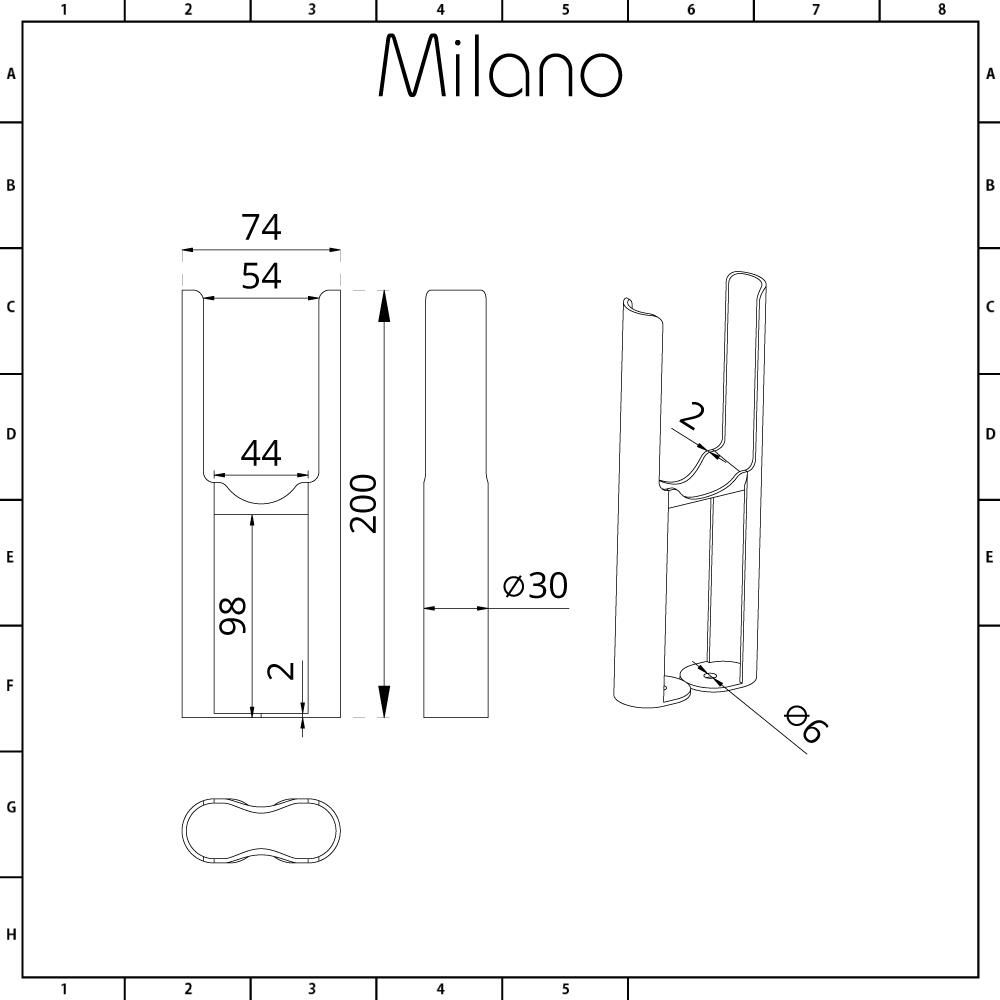 Milano Windsor - Traditional 2 Column Radiator Feet - White