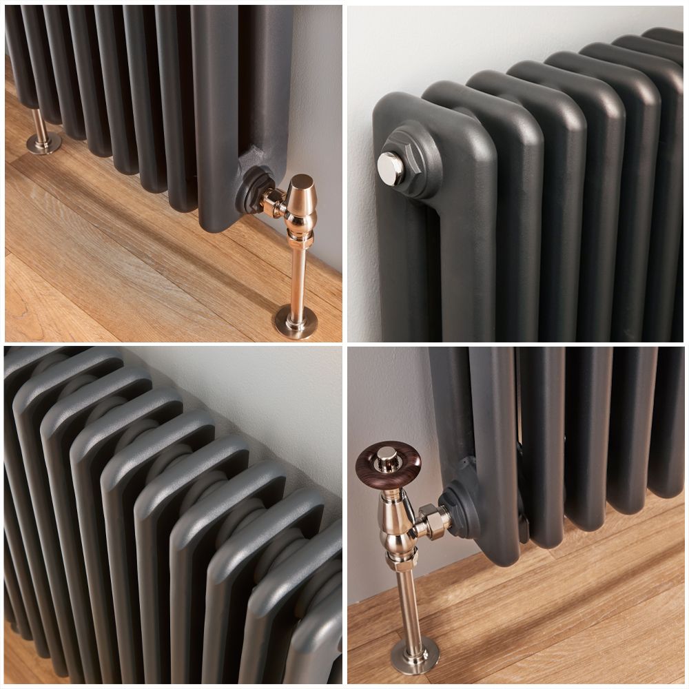 Milano Atticus - Horizontal Modern Column Radiator - 600mm Tall ...