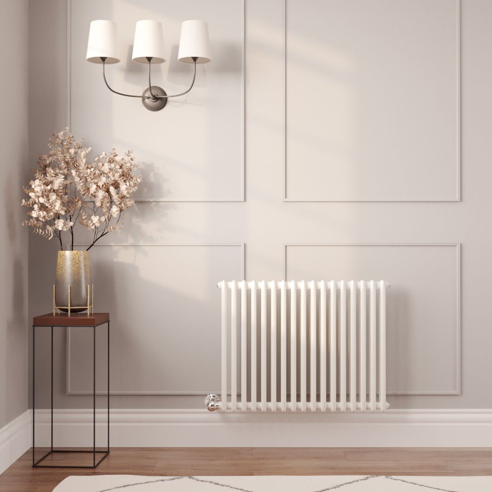 alpha white column radiator
