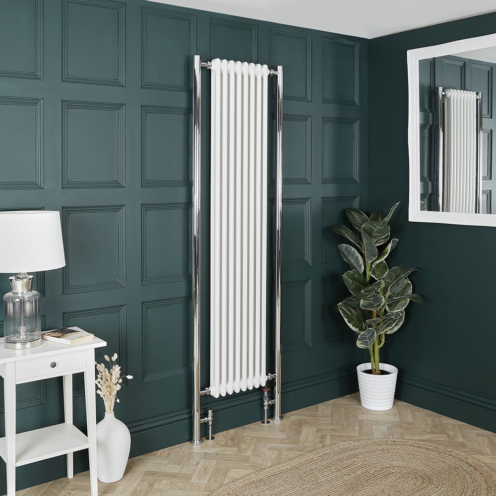 vertical radiators white