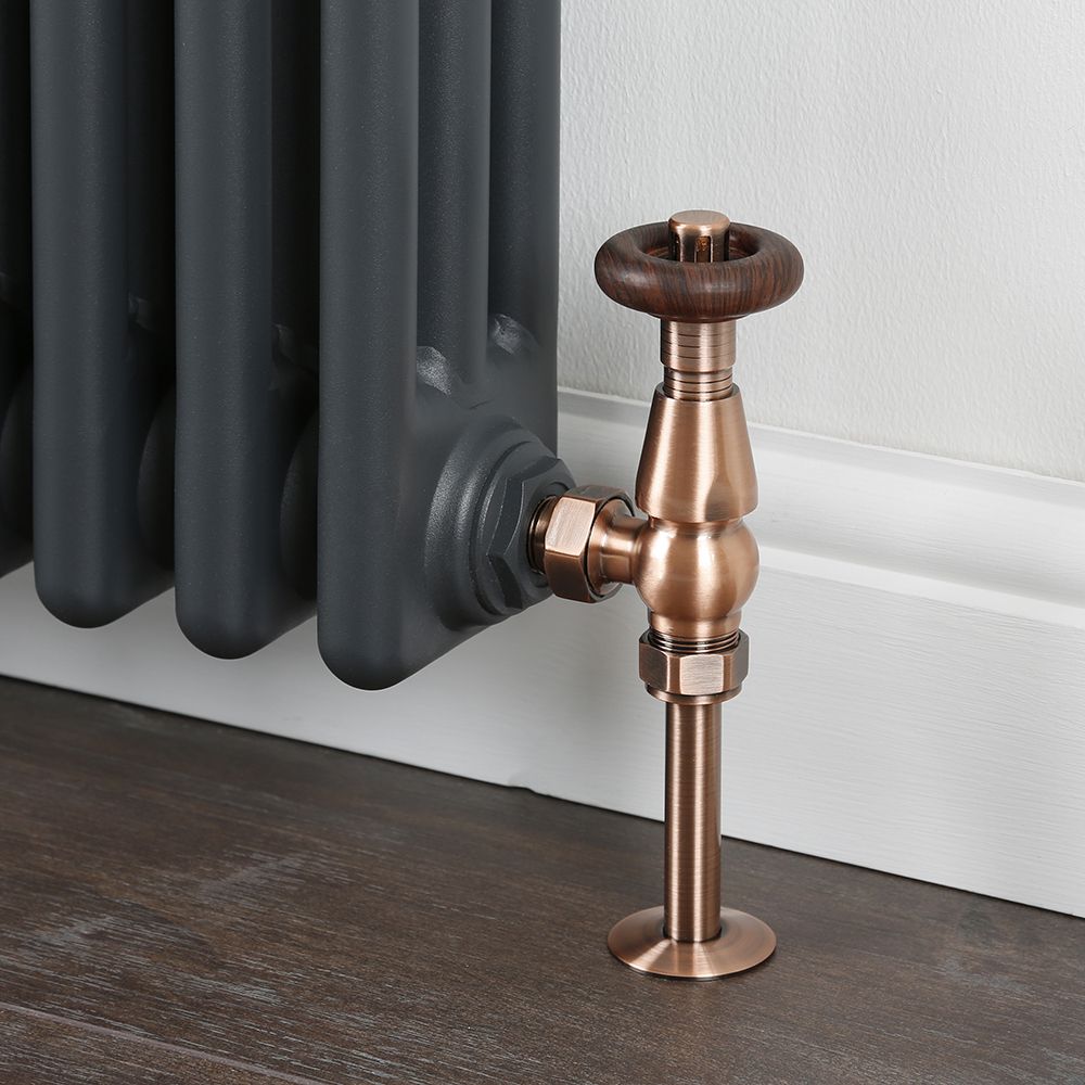 Milano Windsor - Antique Copper Traditional Thermostatic Angled ...