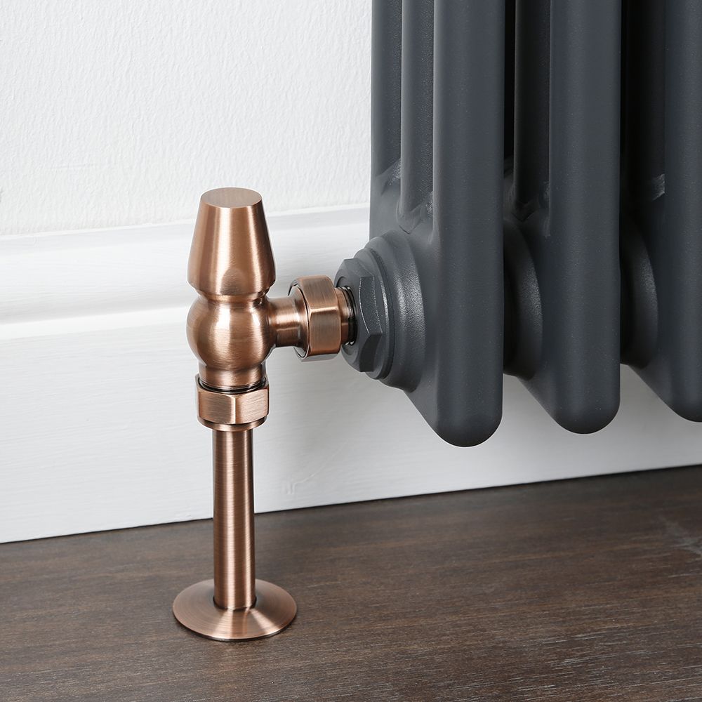 Milano Windsor - Antique Copper Traditional Thermostatic Angled ...