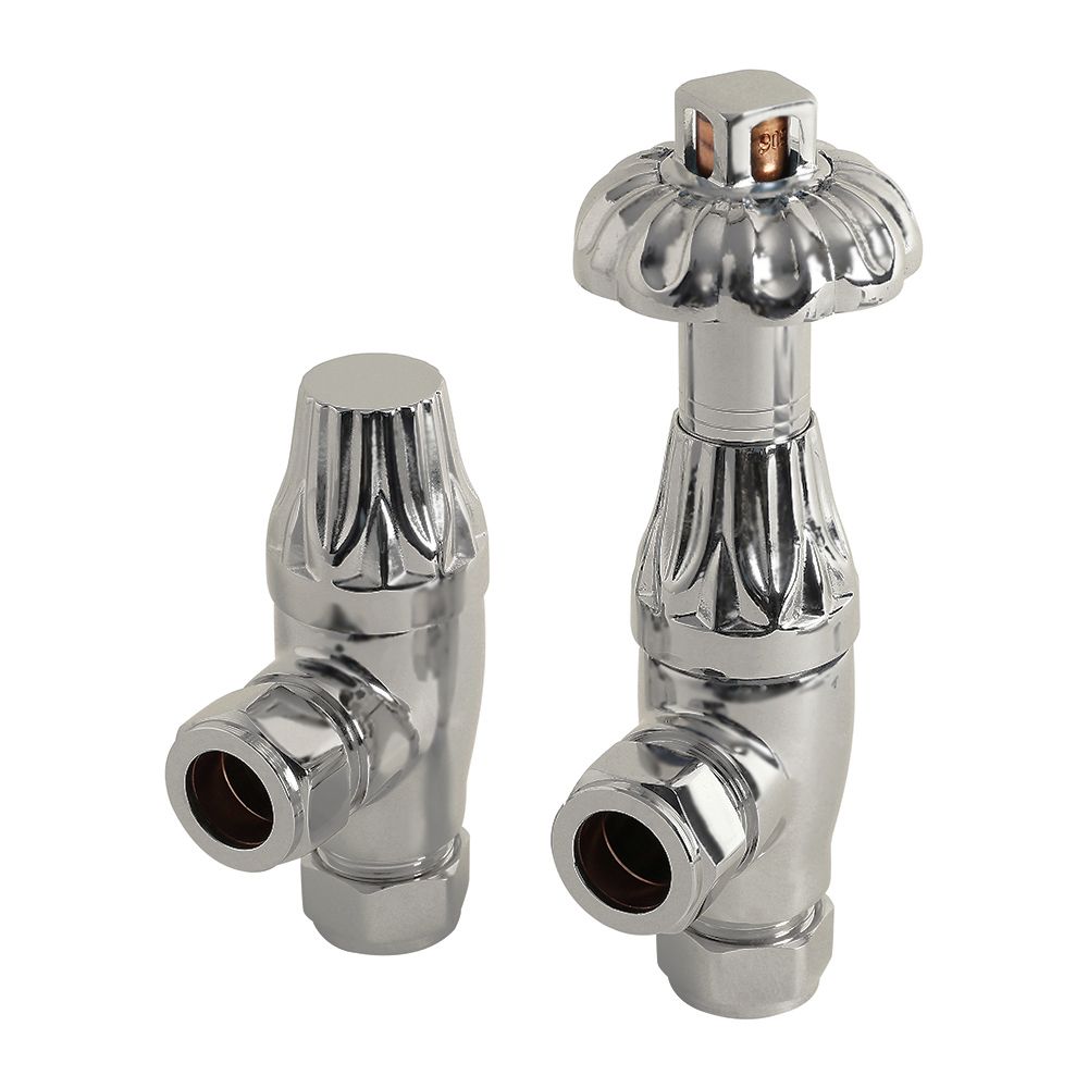 Milano Windsor - Antique Style Satin Polished Thermostatic Angled ...