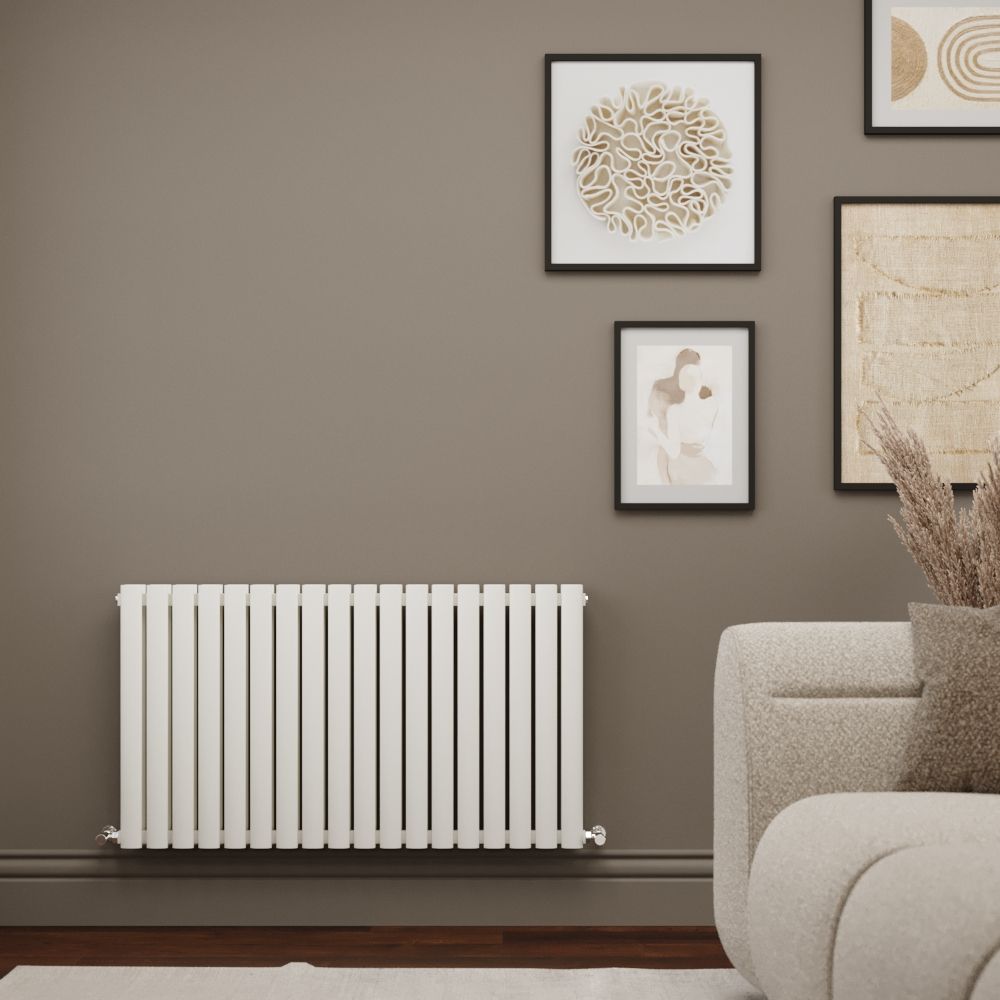 Milano Aruba Ayre - Aluminium Horizontal Designer Radiator (Double ...