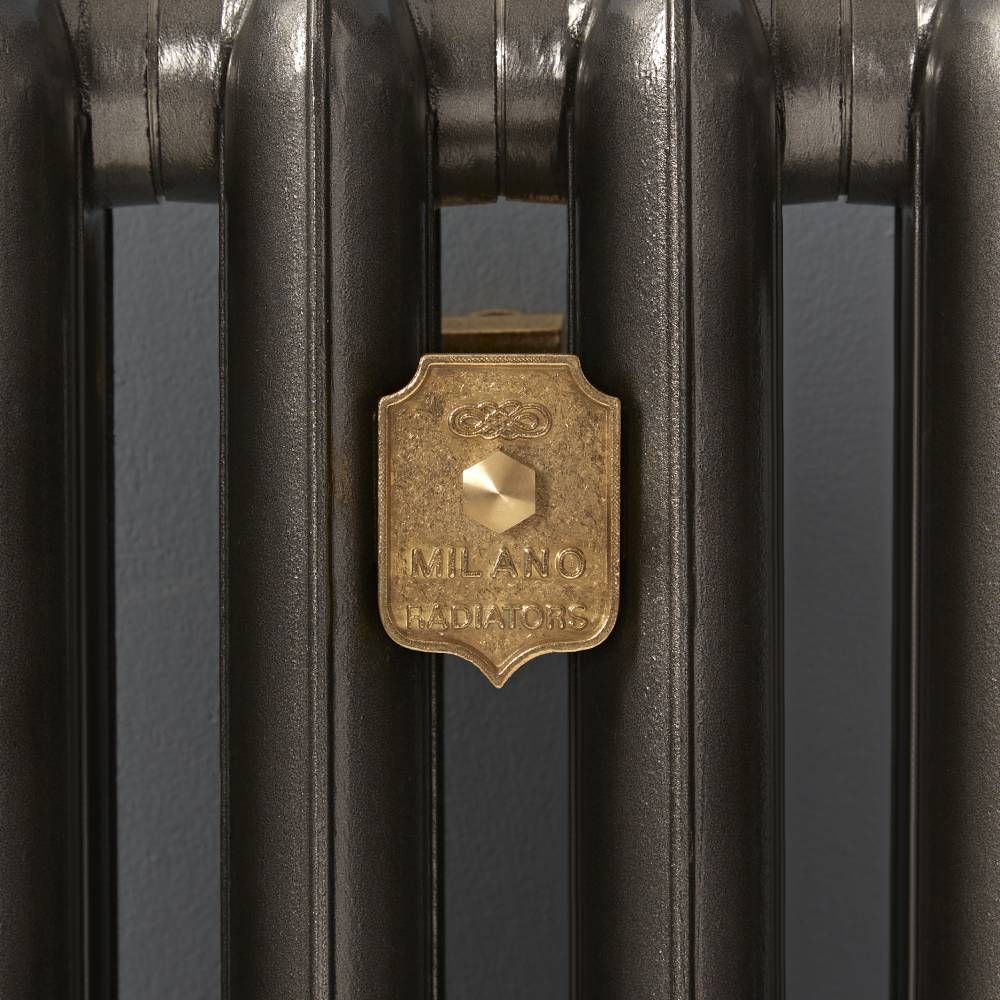 Milano - Cast Iron Radiator Luxury Wall Stay - Brass
