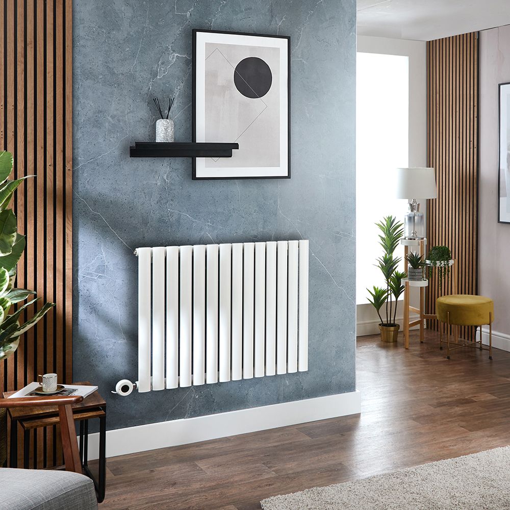 Milano x ECOSO Aruba Electric - White Horizontal Designer Radiator ...