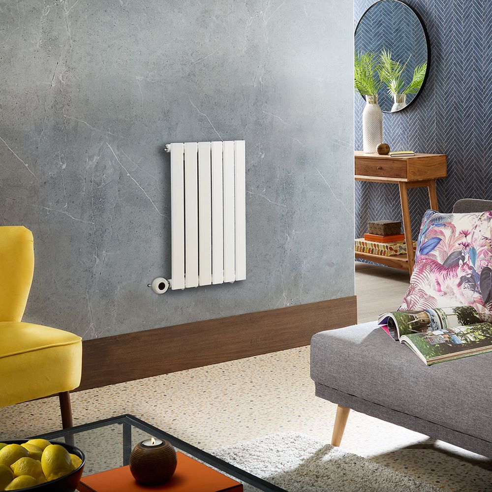 single panel white radiator
