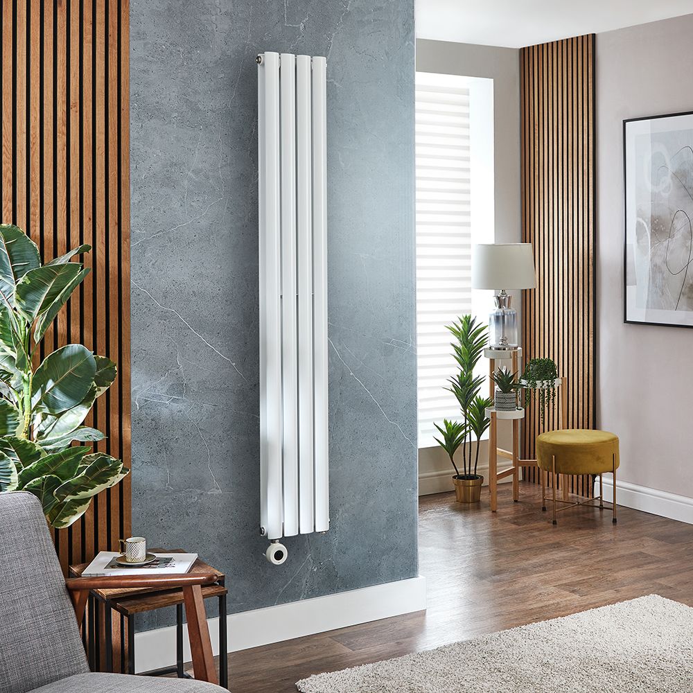 Milano x ECOSO Aruba - Electric White Vertical Designer Radiator ...