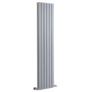Milano Capri - Silver Flat Vertical Designer Radiator 1600mm x 354mm ...