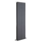 Milano Capri - Anthracite Flat Double Panel Designer Vertical Radiator ...