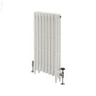 Milano Mercury - Cast Iron Radiator - 660mm Tall - Porcelain White ...