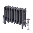 Milano Mercury - 4 Column Cast Iron Radiator - 560mm Tall - Antique ...