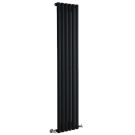 Milano Aruba - Black Vertical Designer Radiator 1600mm x 354mm (Single ...