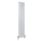 Milano Windsor - White Traditional Vertical Dual Fuel Triple Column ...