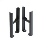 Milano Windsor - Traditional 3 Column Radiator Feet - Anthracite