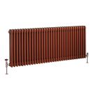 Milano Windsor - Metallic Copper Horizontal Traditional Column Radiator ...
