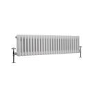 Milano Windsor - Horizontal Triple Column White Traditional Cast Iron ...