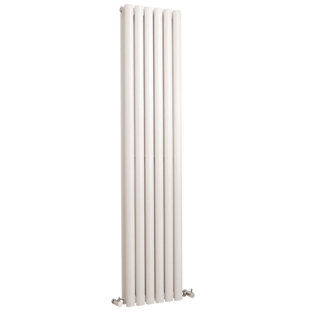 Milano Aruba - White Vertical Designer Radiator 1500mm x 354mm (Double ...