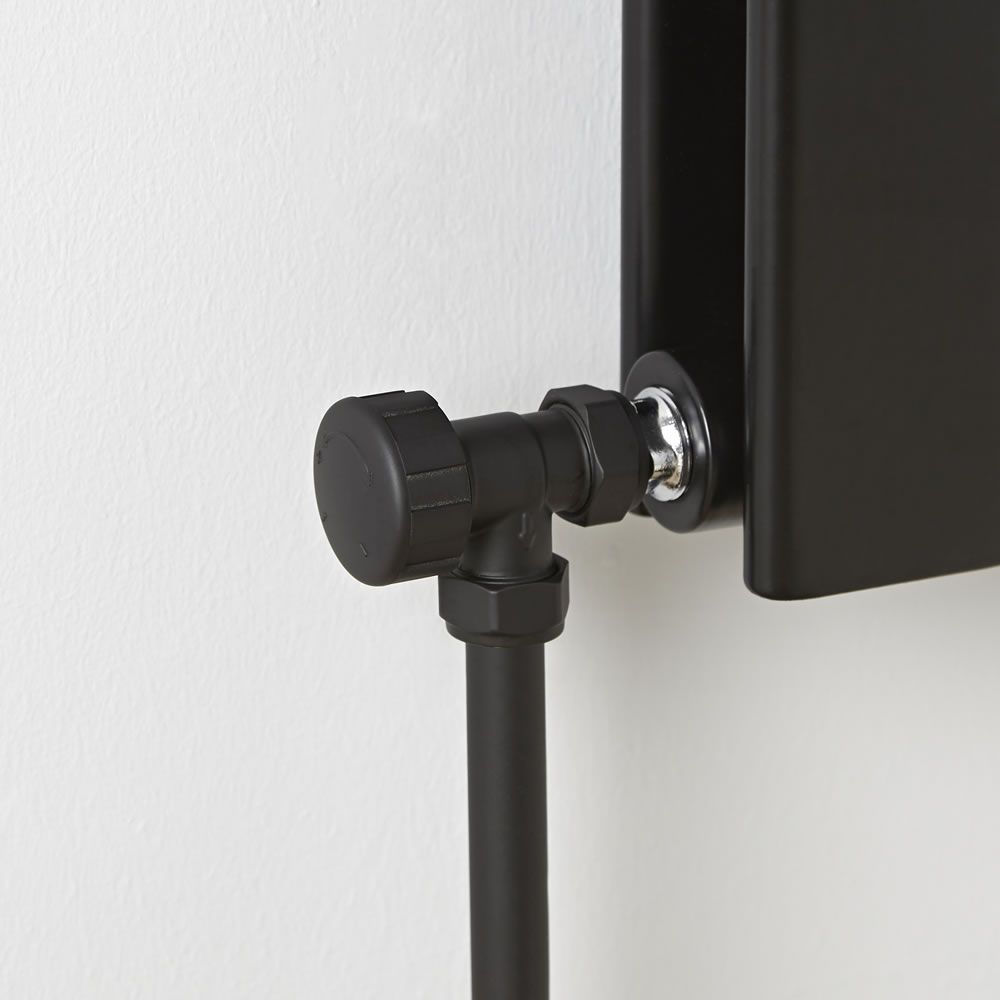 Milano - Black Pipe Connectors (Pair)