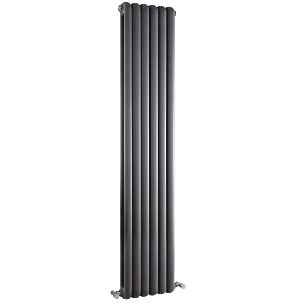Milano Urban - Anthracite Vertical Double Column Radiator 1800mm x 383mm