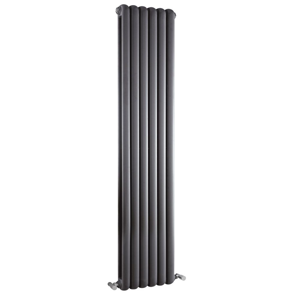 Milano Urban - Anthracite Vertical Double Column Radiator 1500mm x 383mm
