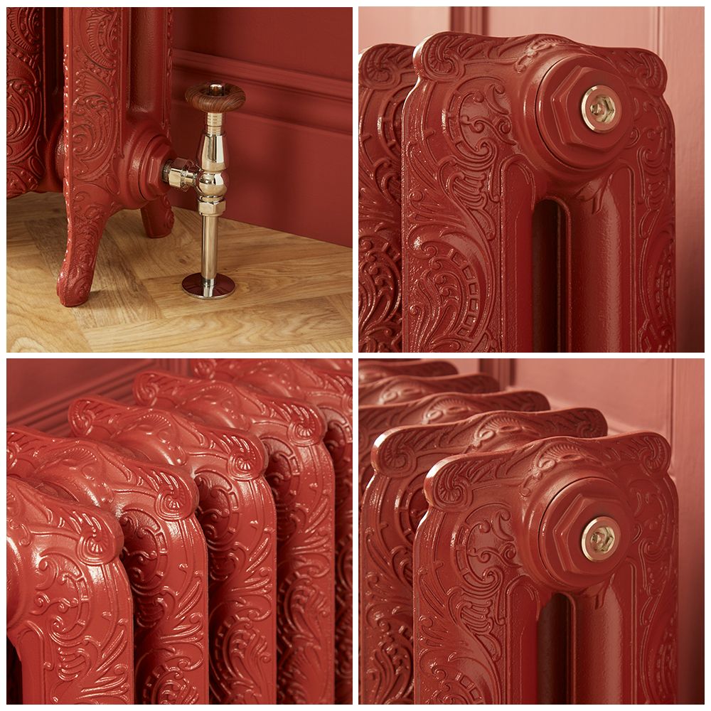 Milano Beatrix - 2 Column Cast Iron Radiator - 510mm Tall - Farrow ...