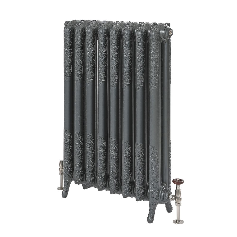 Milano Beatrix - Cast Iron Radiator - 510mm Tall - Antique Graphite ...