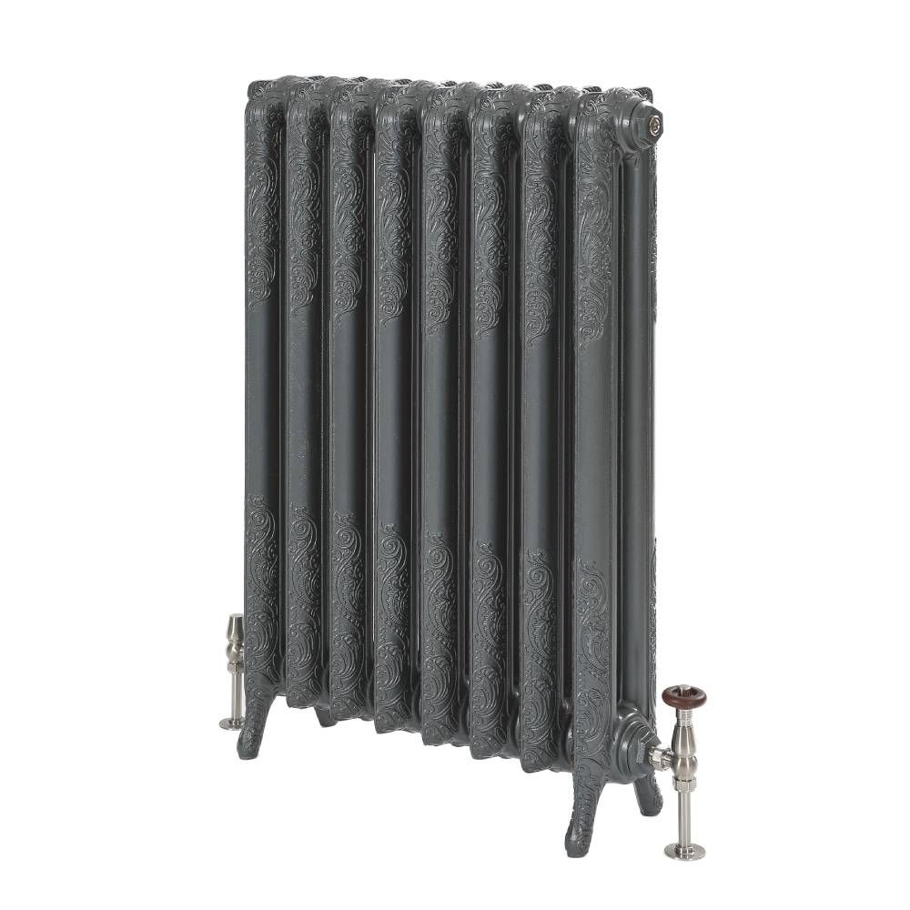 Milano Beatrix - Cast Iron Radiator - 950mm Tall - Antique Graphite ...